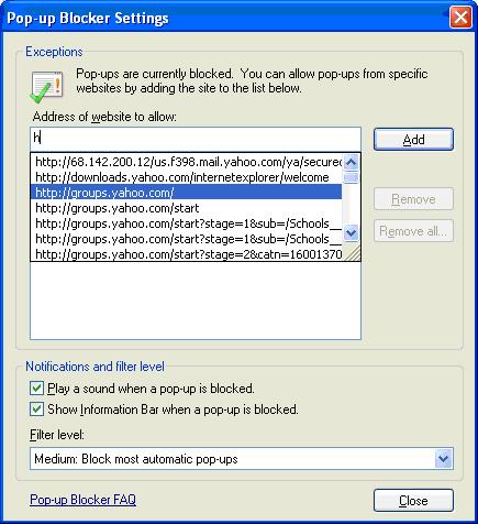 How to change how pop-ups are shown in Internet Explorer 7 ...