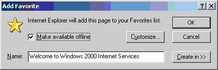 How to Make a Web Page Available Offline in Internet Explorer 6 ...
